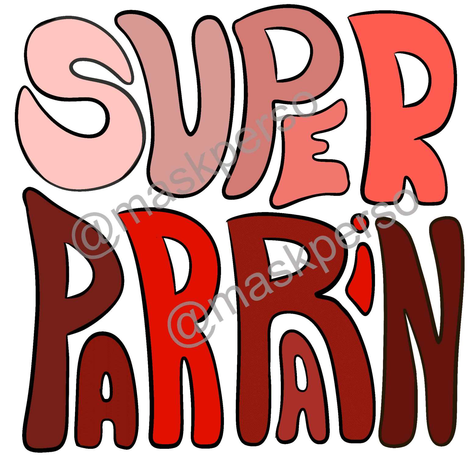 Mug personnalisé: couleurs super parrain - M-Ask-Perso